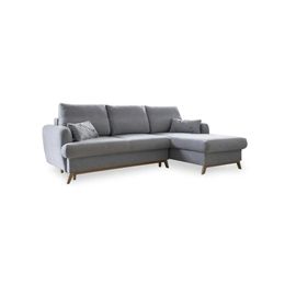 Miuform Ecksofa mit Schlaffunktion Scandic Lagom grau Maße (cm): B: 235 H: 90 Sofas > Sofas nach Material > Stoffsofas » Sofa DE