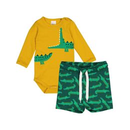 Fred's World by GREEN COTTON Fred's World By Green Cotton Set Jungen Gr&ouml;&szlig;e 86 curry / gr&uuml;n / dunkelgr&uuml;n