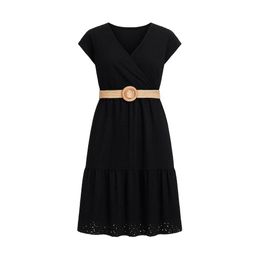 WOMAN VISION Kleid Damen Gr&ouml;&szlig;e 40 schwarz Winterkleid