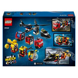 Lego City LEGO® City 60462 Helicopter, Fire Truck & Submarine Remix