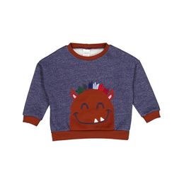Fred's World by GREEN COTTON Fred's World By Green Cotton Sweatshirt Jungen Gr&ouml;&szlig;e 122 dunkelblau / dunkelrot / schwarz / wei&szlig;