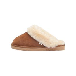 next Slippers female size 35.5/37 Chestnut brown / White