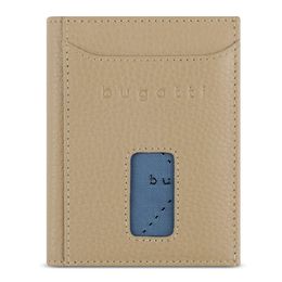 Bugatti Portemonnaie 'Secure Slim' Herren Größe XS/XXL beige / taubenblau