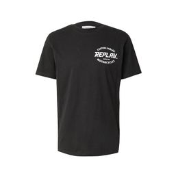 Replay T-Shirt Herren Größe L schwarz / weiß