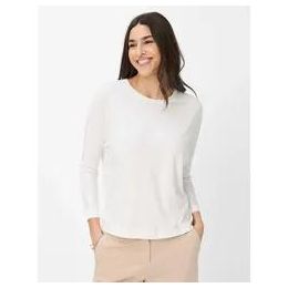 Kurzarmshirt Brax "Style CHARLENE", Damen, Gr. 34, sanftes wei&szlig;, 95% Viskose, 5% Elasthan, Rundhals, Shirts