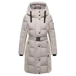 Wintermantel Navahoo "Funkelteddy 14", Damen, Gr. S (36), grau, Obermaterial 1: 100% Polyester. Obermaterial 2: 100% Polyester. Innenfutter: 100% Polyester. Wattierung: 100% Polyester. &Auml;rmelfutter: 100% Polyester, figurumspielend ca. Mitte Oberschenkel, hoch geschlossener Ausschnitt, eng Rippb&uuml;ndchen, M&auml;ntel Wintermantel, Warmer Mantel mit Teddypl&uuml;sch-Akzenten und Tailleng&uuml;rtel