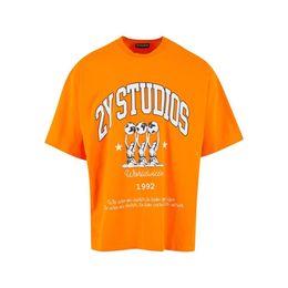 2y Studios Shirt 'Globus' male Orange size XXL