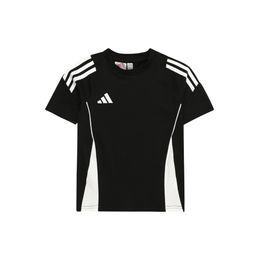 adidas Performance Performance Shirt 'TIRO24 SWEAT TEE' boy size 140 Black / White