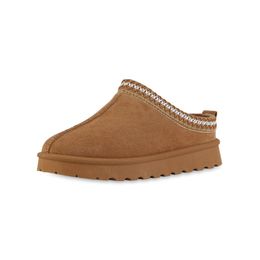 VAN HILL Slippers 'Penelope' female Brown size 39