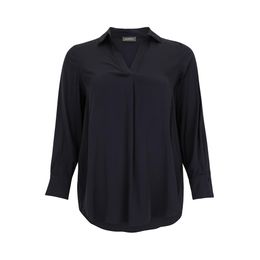 SAMOON Bluse Damen Gr&ouml;&szlig;e 4XL nachtblau