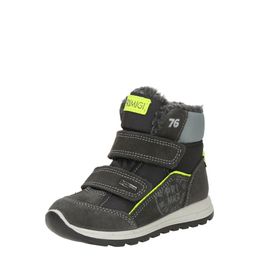 Primigi Stiefel 'PTIGT' Jungen Größe 22 dunkelgrau / neongrün / hellgrün