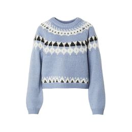 Aware Pullover Damen Gr&ouml;&szlig;e M opal / schwarz / wei&szlig;