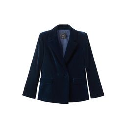 Mango Blazer 'Combi' female Blue size XXS