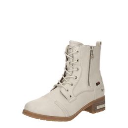 Mustang Stiefelette Damen Gr&ouml;&szlig;e 41 hellbeige Winterschuhe