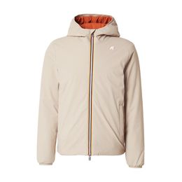 K-way Funktionsjacke 'Jack St' Herren Gr&ouml;&szlig;e S beige / mandarine