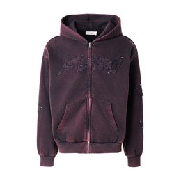 WEEKDAY Sweatjacke Herren Größe L aubergine