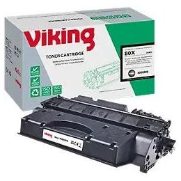 Viking 80X Kompatibel HP Tonerkartusche CF280X Schwarz