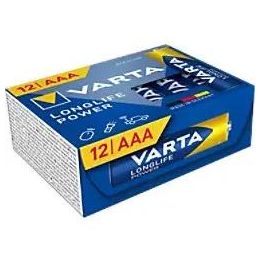 Varta Batterien Longlife Power AAA 1250 mAh Alkaline 12 St&uuml;ck