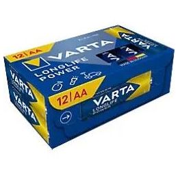 Varta Batterien LONGLIFE Power AA 2960 mAh Alkaline 12 St&uuml;ck