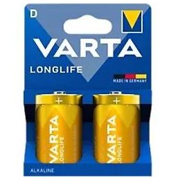 Varta Batterien Longlife LR20 Alkali 1.5 V 2 St&uuml;ck