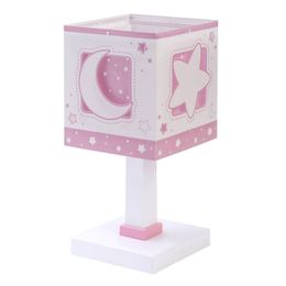 Dalber Kinder-Tischlampe Moonlight Pink, G4, Breite 14 cm