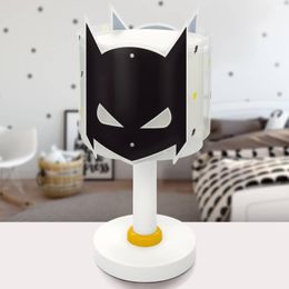 Dalber Kinder-Tischlampe Dark Hero, G4, Ø 15 cm