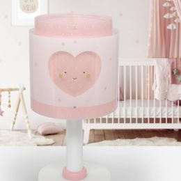 Dalber Kinder-Tischlampe Baby Dreams, rosa, G4, Ø 15 cm