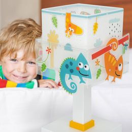 Dalber Kinder-Tischlampe Happy Jungle, G4, Breite 14 cm