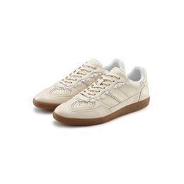 Lascana Sneaker beige Gr. 42 f&uuml;r Damen. Mit Spitze