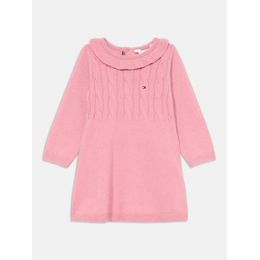 Tommy Hilfiger Kleid 'CABLE LS' Mädchen Größe 74 pink