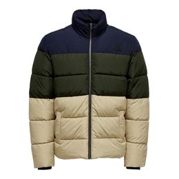 Only & Sons Only & Sons Jacke 'Melvin' Herren Größe XXL creme / navy / dunkelgrün