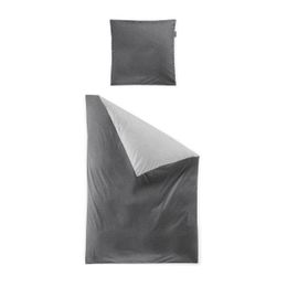 Wendebettwäsche Irisette "Koala 8487", grau, B/L: 140cm x 200cm, 1 Stk., 1 Stk., Feinbiber, B/L: 90cm x 70cm, 2 Stk., Feinbiber, Obermaterial: 100% Baumwolle, Bettwäsche, kuschelig weiche Winterbettwäsche