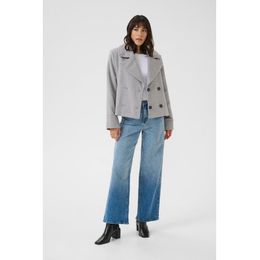 Kaffe Trenchcoat in Grau - 38% | Größe 34 | Damenjacken