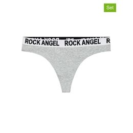 Sublevel 2er-Set: Strings in Hellgrau - 64% | Größe M | Damen-unterteile