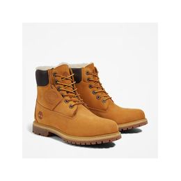 Timberland Leder-Boots "Premium 6" in Hellbraun - 16% | Größe 39 | Damen-stiefel