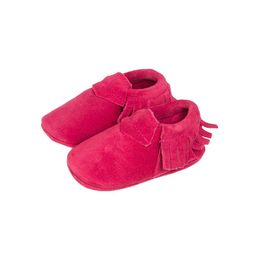 Lait et Miel Leder-Mokassins in Rot - 48% | Größe 25/26 | Baby-schnuerschuh