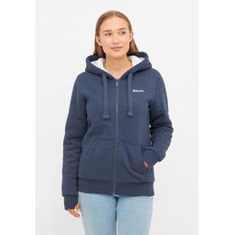 Bench Sweatjacke "Mintz" in Dunkelblau - 54% | Größe 36 | Damen-sweatshirts-jacken