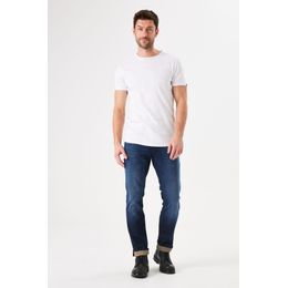 Straight-Jeans Garcia "Rocko", Herren, Gr. 31, Länge 34, blau (schwarz used), Denim/Jeans, Obermaterial: 97% Baumwolle, 3% Elasthan, unifarben, straight fit knöchellang, Jeans, im Five-Pocket Style