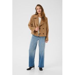 Kaffe Trenchcoat in Hellbraun - 38% | Größe 38 | Damenjacken
