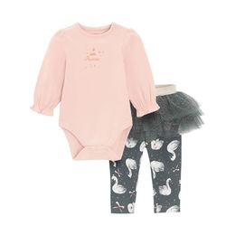 COOL CLUB 2tlg. Outfit in Anthrazit/ Rosa - 40% | Größe 68 | Baby-bodys