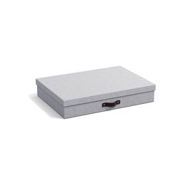 BIGsoBox Dokumentenbox "Sverker" in Hellgrau - (L)43,5 x (B)31 x (H)8,5 cm - 25% | Buero-schulbedarf