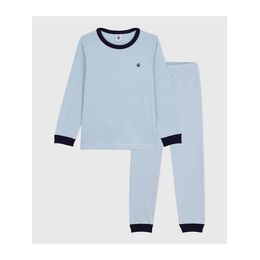 Petit Bateau Pyjama in Hellblau - 30% | Größe 128 | Baby-waesche