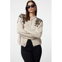 Trendyol Cardigan in Beige/ Braun - 40% | Größe S | Damen-pullover-cardigans