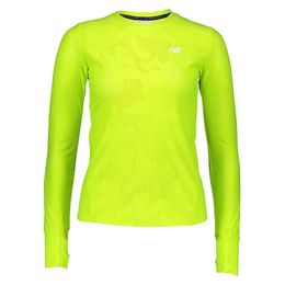 New Balance Laufshirt "Q Speed" in Gelb - 50% | Größe M | Damen-outdoor-tops-shirts
