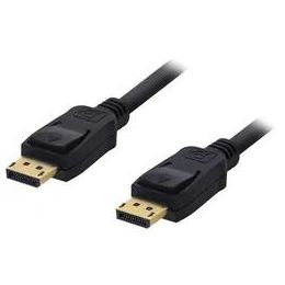 Deltaco DisplayPort Kabel 4K Schwarz - 2 meter