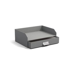 BIGsoBox Dokumenten-Ablage "Walter" in Grau - (B)33,5 x (H)13 x (T)25,5 cm - 26% | Buero-schulbedarf