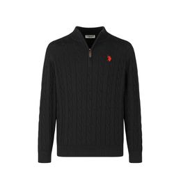 U.S. Polo Assn. Pullover in Schwarz - 35% | Größe L | Herren-plussize