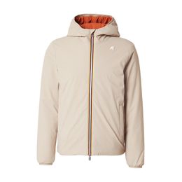 K-way Funktionsjacke 'Jack St' Herren Gr&ouml;&szlig;e S beige / mandarine