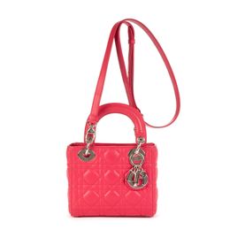 Christian Dior Crossbody Bags - Mini Lady Dior Mini - Gr. unisize - in Rosa - f&uuml;r Damen