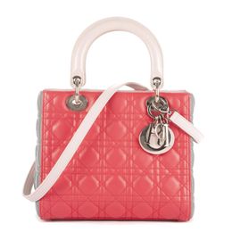 Christian Dior Crossbody Bags - Medium Lady Dior Zip PM - Gr. unisize - in Rosa - f&uuml;r Damen